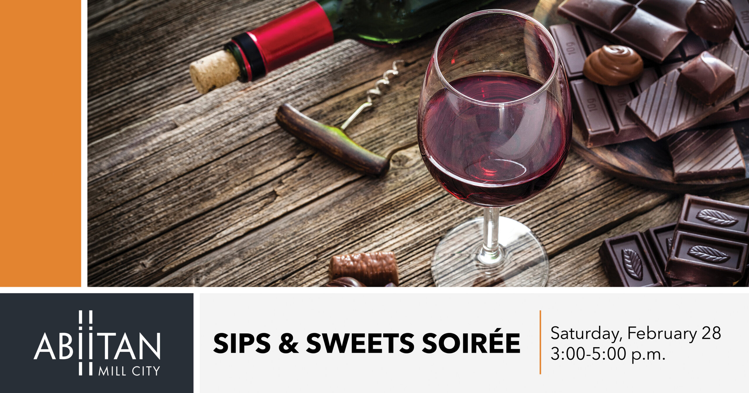 Sips & Sweets Soirée | Saturday, February 28 from 3:00pm - 5:00pm - Ecumen